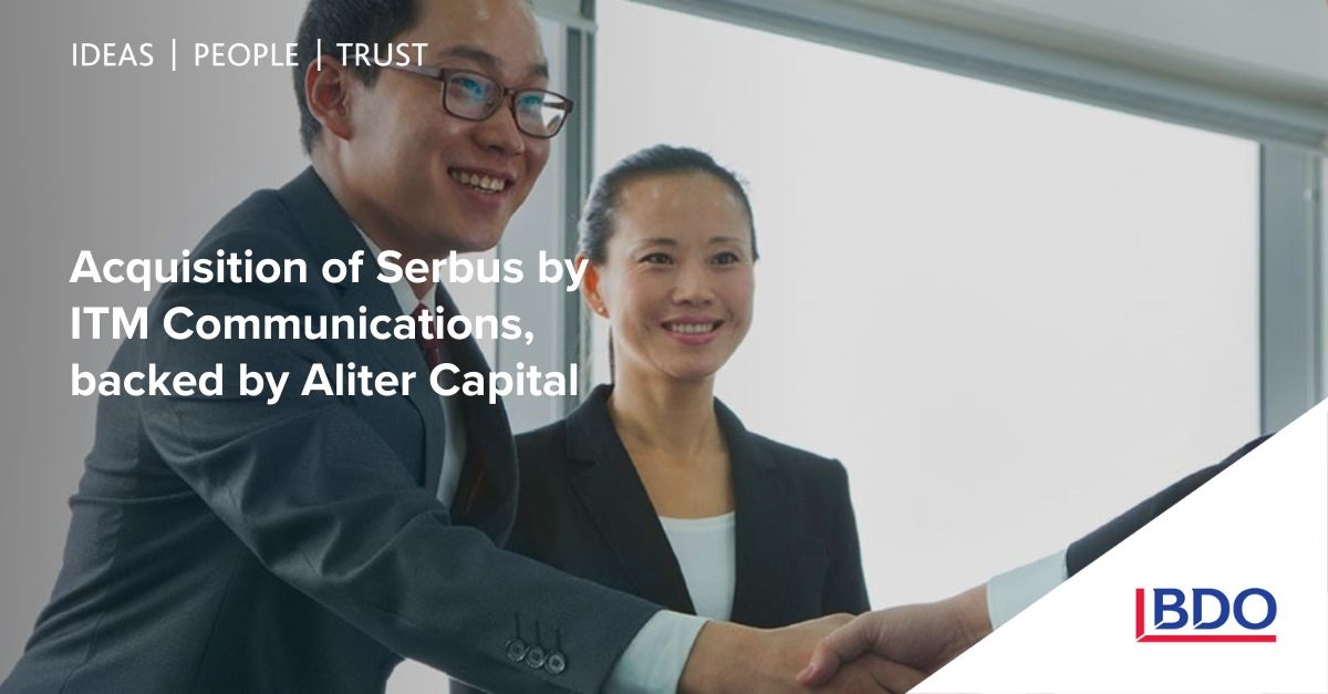 Serbus | ITM Communications | Aliter Capital | Acquisition ...