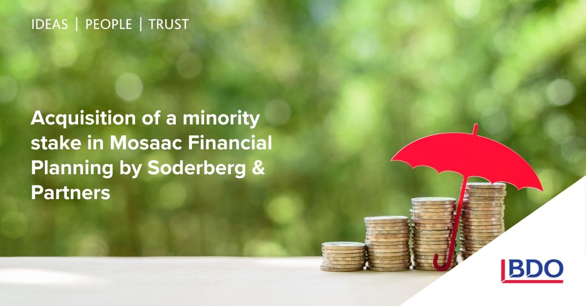 Soderberg & Partners | Mosaac Financial Planning | Acquisition ...