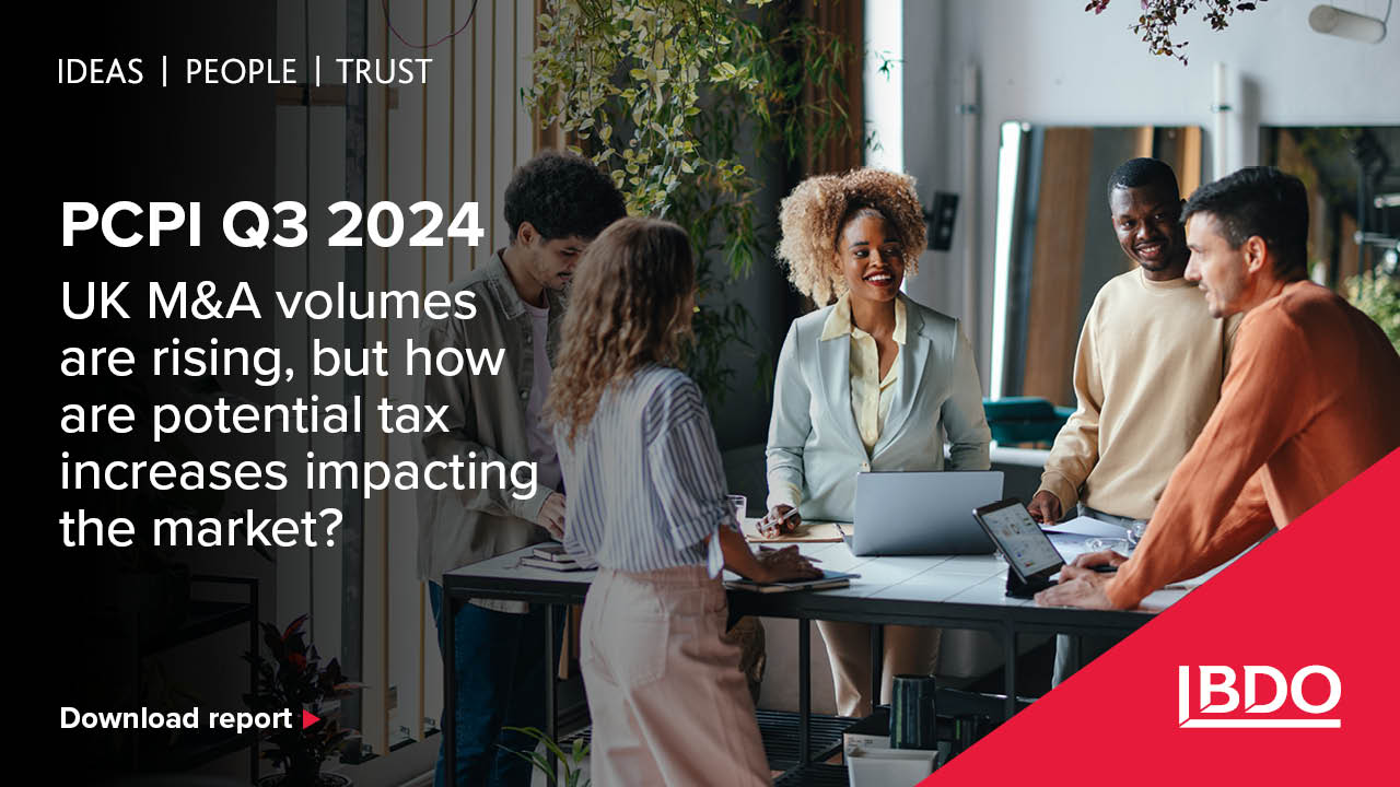 Private Company Price Index Report (PCPI) | Mergers and Acquisitions - BDO