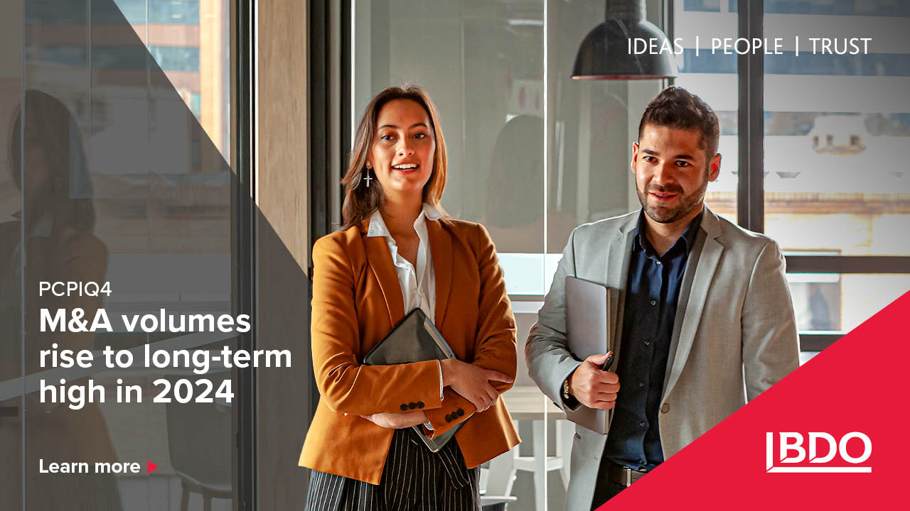 Private Company Price Index Report (PCPI) | Mergers and Acquisitions - BDO