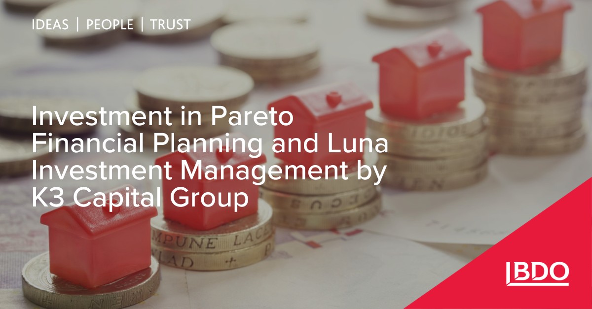 Pareto Financial Planning | Luna Investment Management | K3 Capital ...