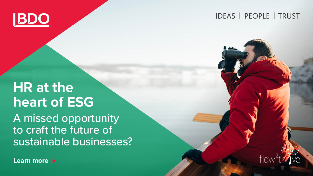 HR at the heart of ESG - BDO