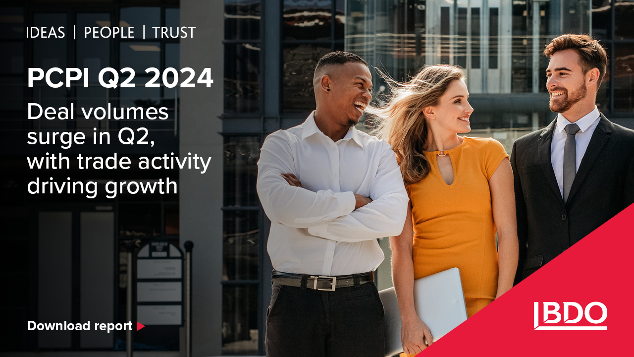 Private Company Price Index Report (PCPI) | Mergers and Acquisitions - BDO