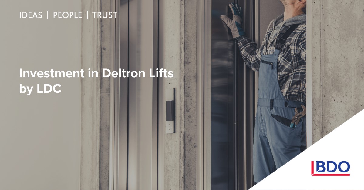 LDC | Deltron Lifts Group | Investment | BDO - BDO